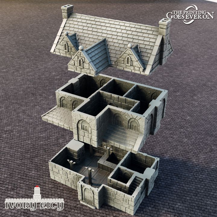 3D Printable Ivory City Inn by The Printing Goes Ever On