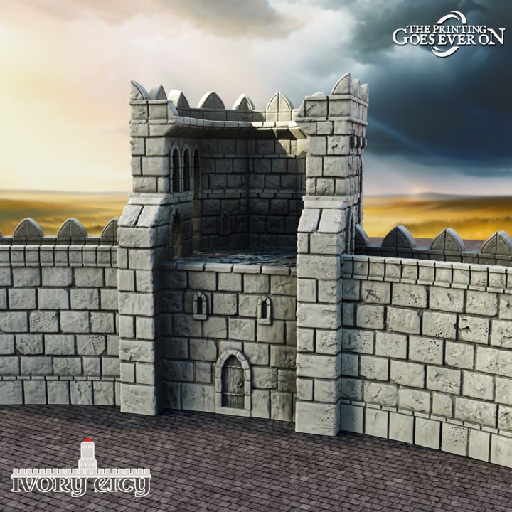 3D Printable Outer Wall Tower by The Printing Goes Ever On