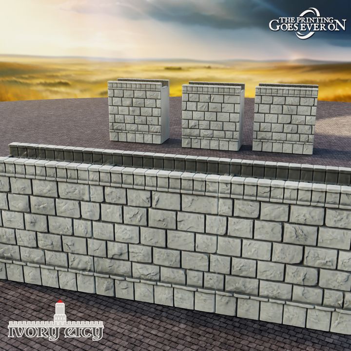 3D Printable Straight Wall by The Printing Goes Ever On