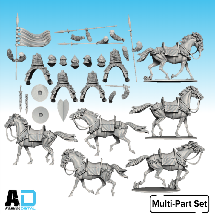 3D Printable Andalusian Armored Cavalry by Wargames Atlantic