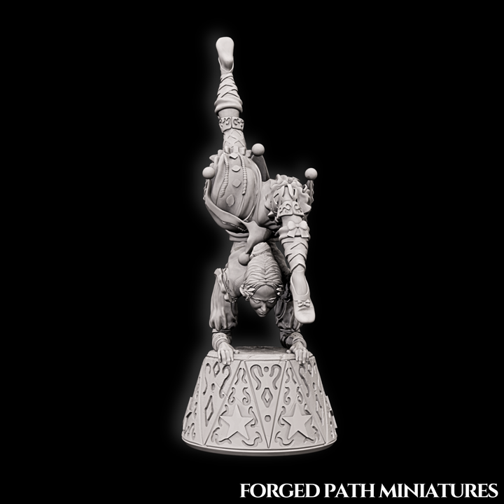 3D Printable Medieval Circus - Equilibrist by Forged Path Miniatures