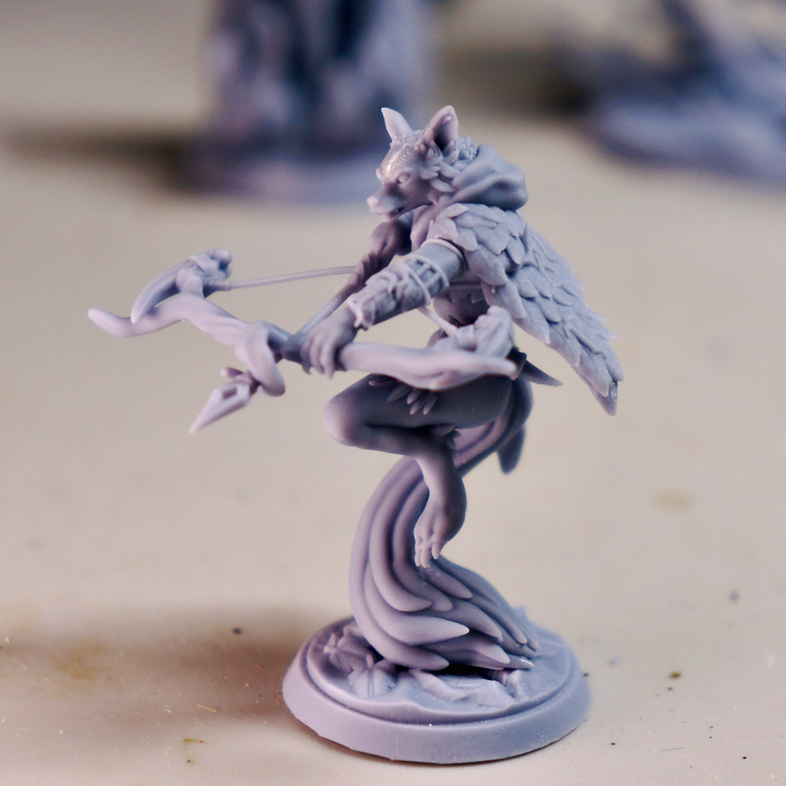 3D Print of RUUNARA - Graam, the Night Hunter by shadowlion