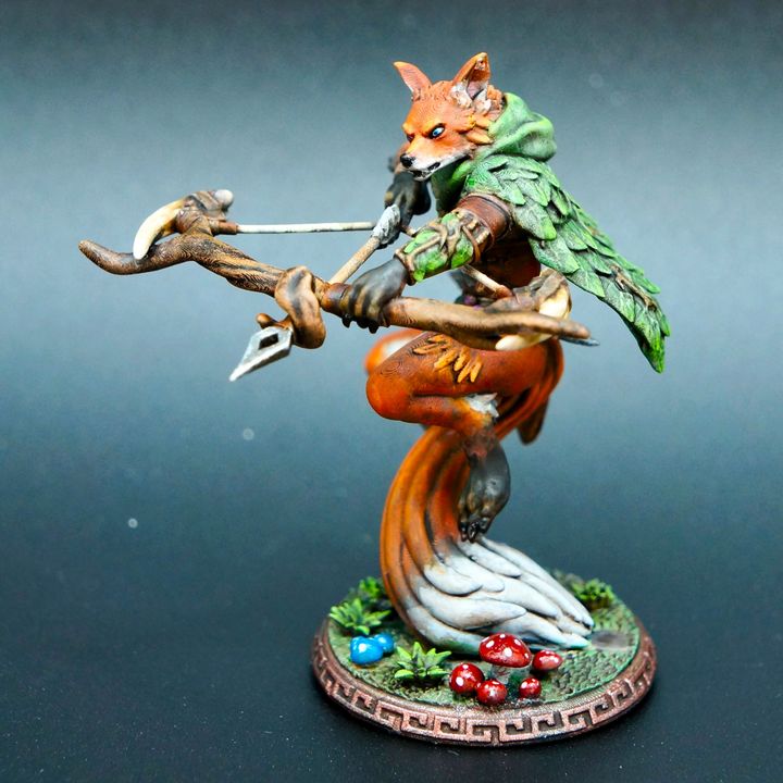 3D Print of RUUNARA - Graam, the Night Hunter by shadowlion