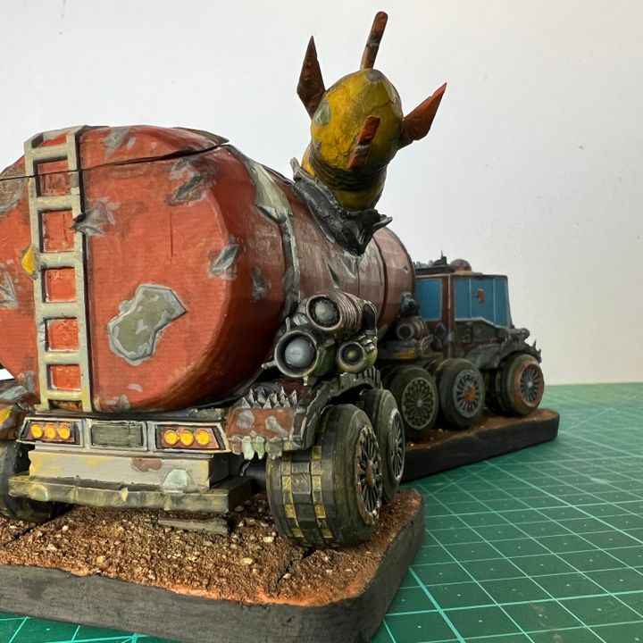 3D Printable Ork truck by Nicholas