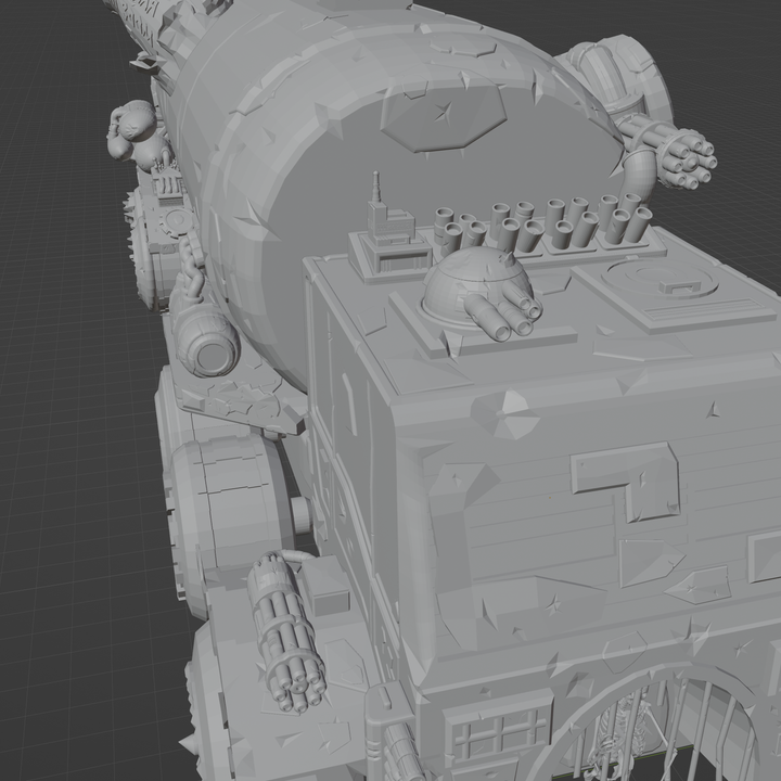 3D Printable Ork truck by Nicholas