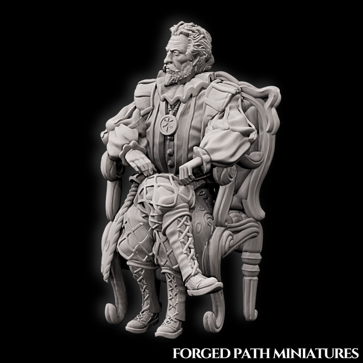 3D Printable Medieval Circus - Three Legged Man by Forged Path Miniatures