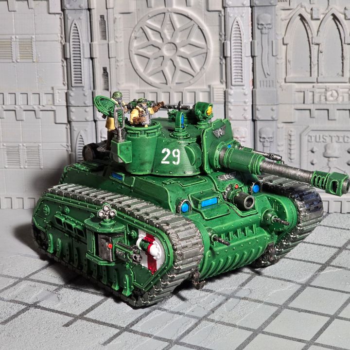 3D Print of Enourmous Imperial Heavy Tank [PRESUPPORTED] by bzhantoine