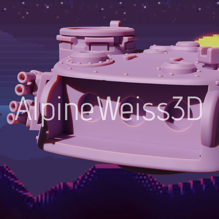 3D Printable Enourmous Imperial Heavy Tank [PRESUPPORTED] by AlpineWeiss3D
