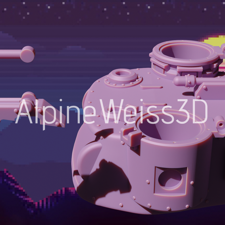 3D Printable Enourmous Imperial Heavy Tank [PRESUPPORTED] by AlpineWeiss3D