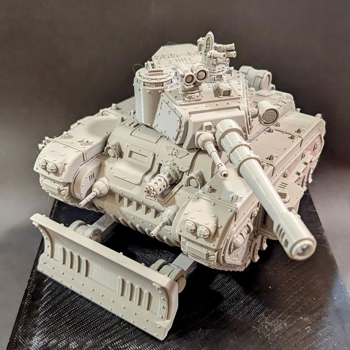 3D Print of Enourmous Imperial Heavy Tank [PRESUPPORTED] by jjklmn0