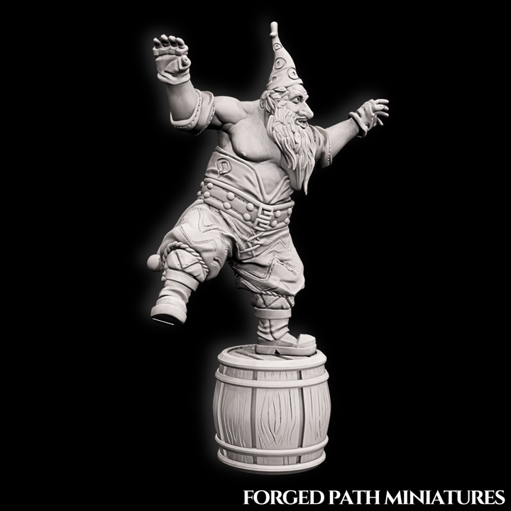 3D Printable Medieval Circus - Dwarf by Forged Path Miniatures