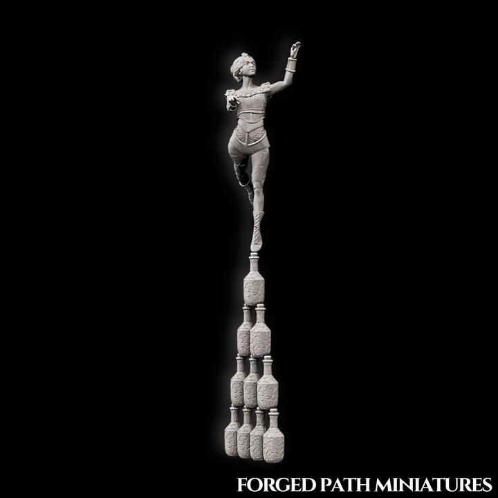 3D Printable Medieval Circus - Acrobat by Forged Path Miniatures