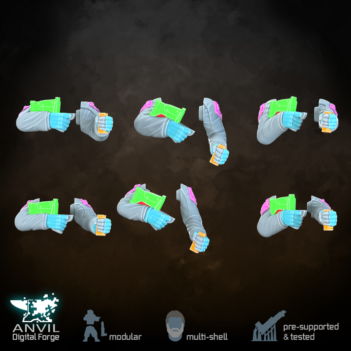 3D Printable Modern Special Forces - Booster Pack by Anvil Digital Forge