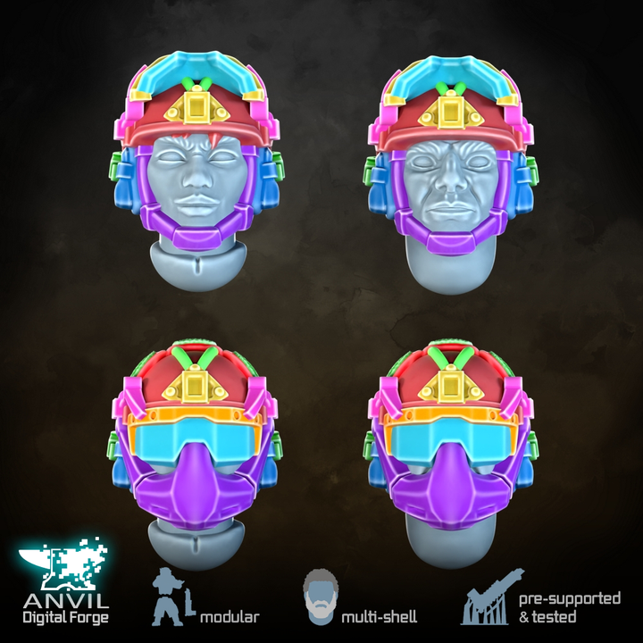 3D Printable Modern Special Forces - Booster Pack by Anvil Digital Forge