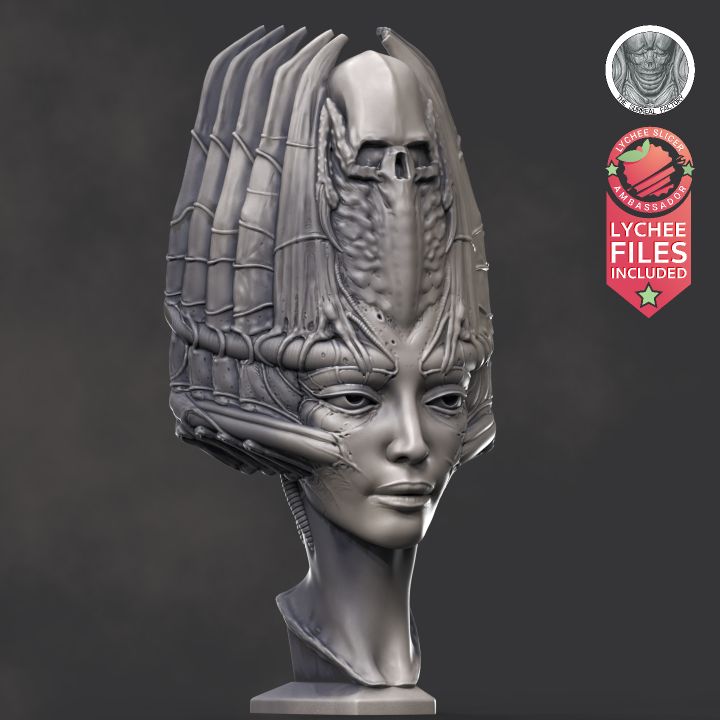 3D Printable Biomech Head by TheSurrealFactory