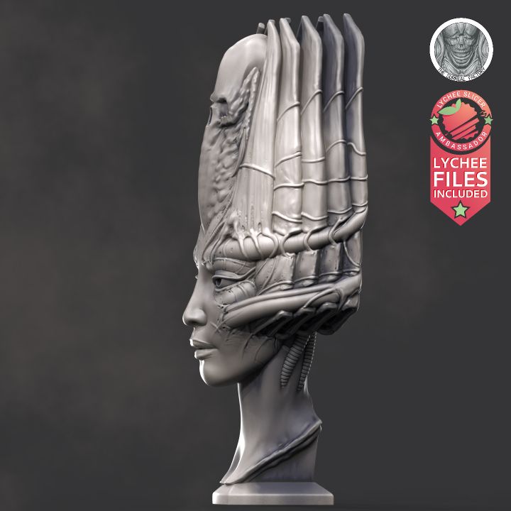 3D Printable Biomech Head by TheSurrealFactory