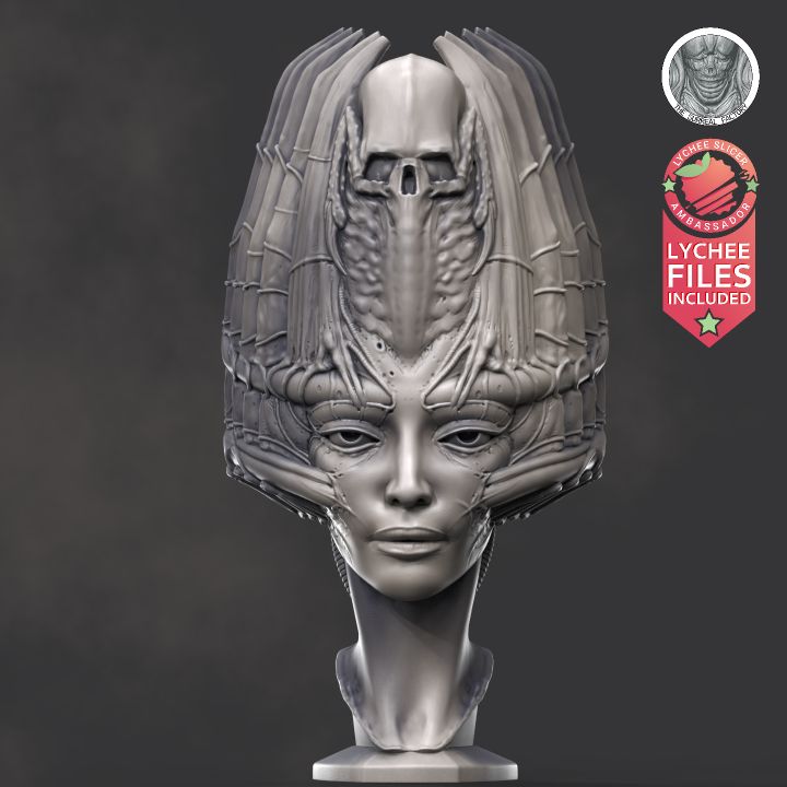 3D Printable Biomech Head by TheSurrealFactory