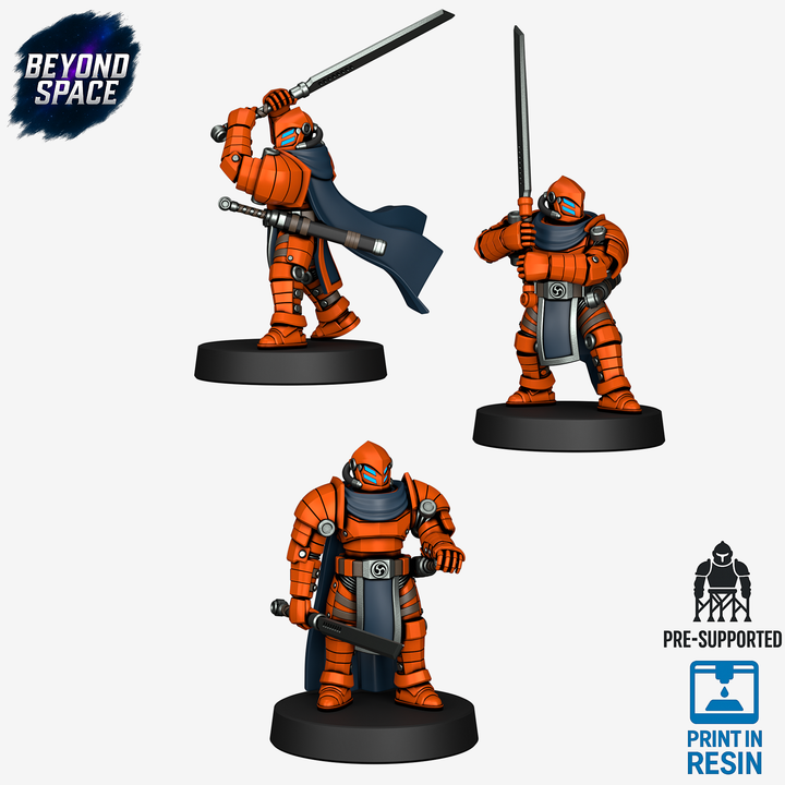 3D Printable Araashi Knight - Assault Loadout by Beyond Space Studios