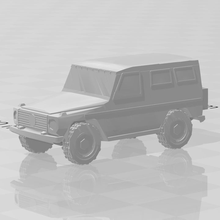 3D Printable 1/100 Puch G by Andreas Oberth