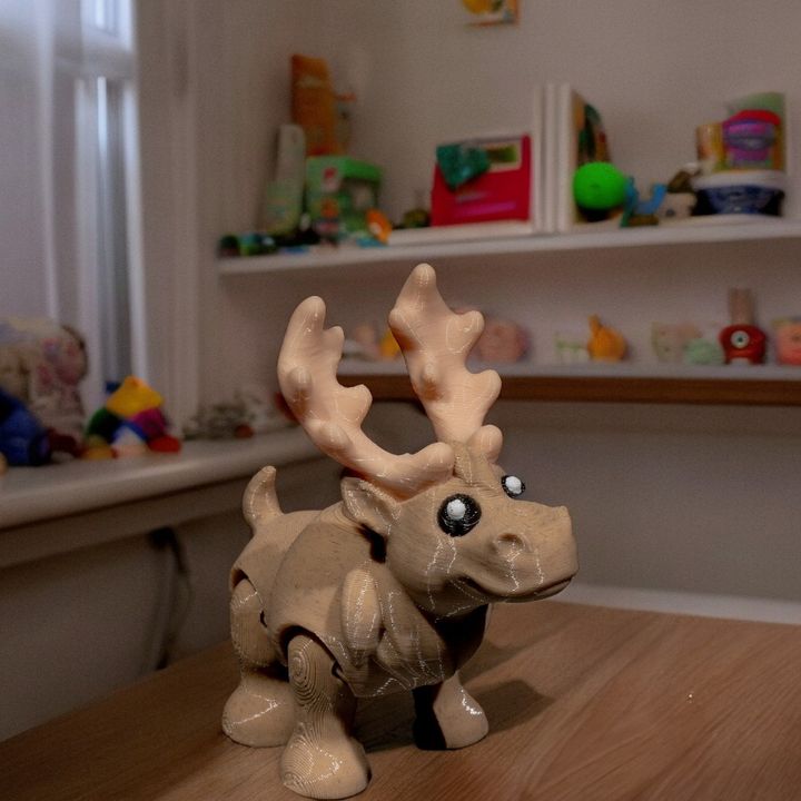 3D Printable Snow Moose by Stlflix