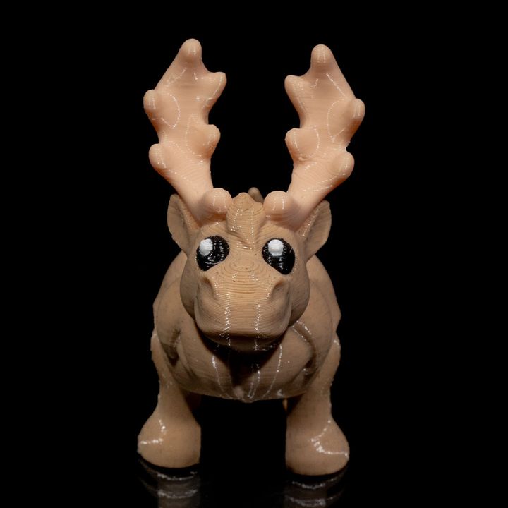 3D Printable Snow Moose by Stlflix