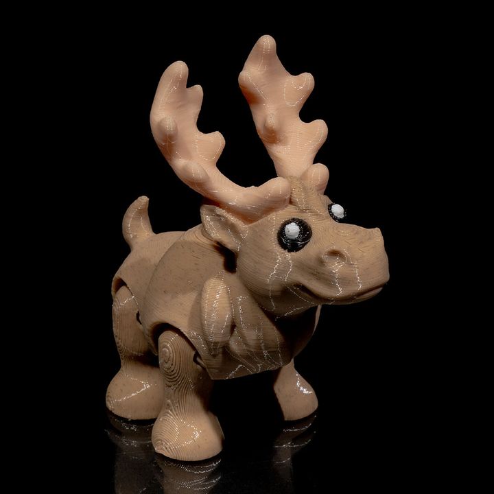 3D Printable Snow Moose by Stlflix