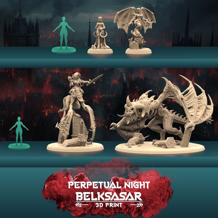 3D Printable Perpetual Night - Arcanist by Belksasar