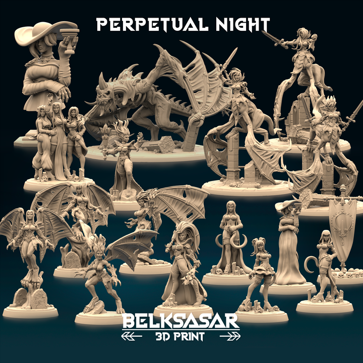 3D Printable Perpetual Night - Arcanist by Belksasar