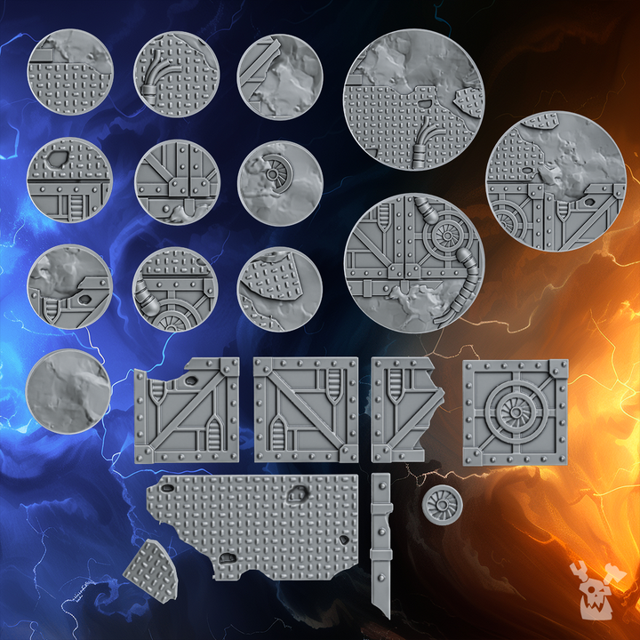 3D Printable Bases and Base Decorations Set (Millennium Wars) by ...