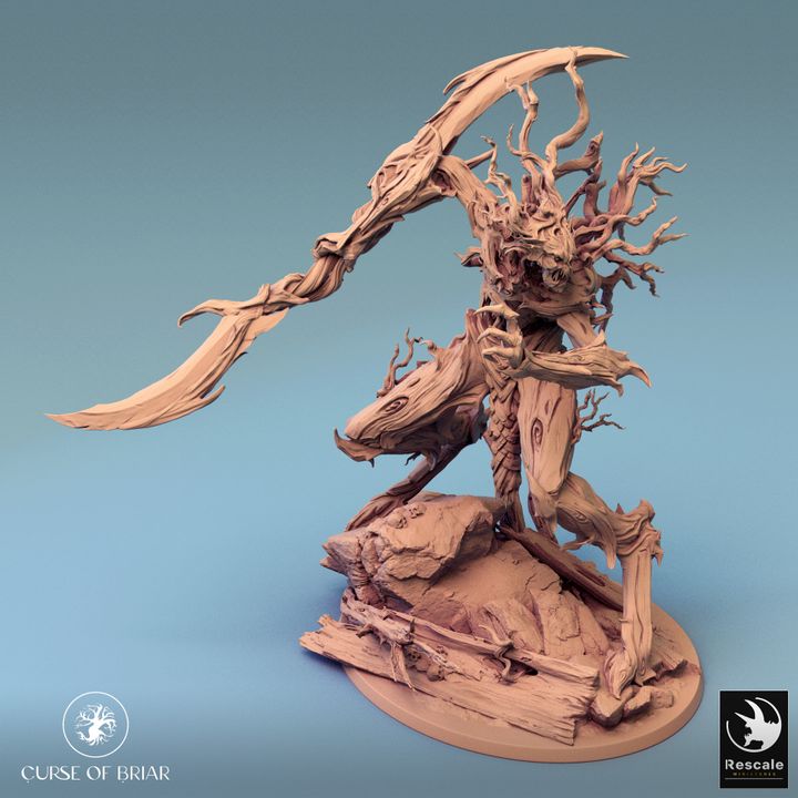 3D Printable Twig Blight Attack Spear by Rescale Miniatures