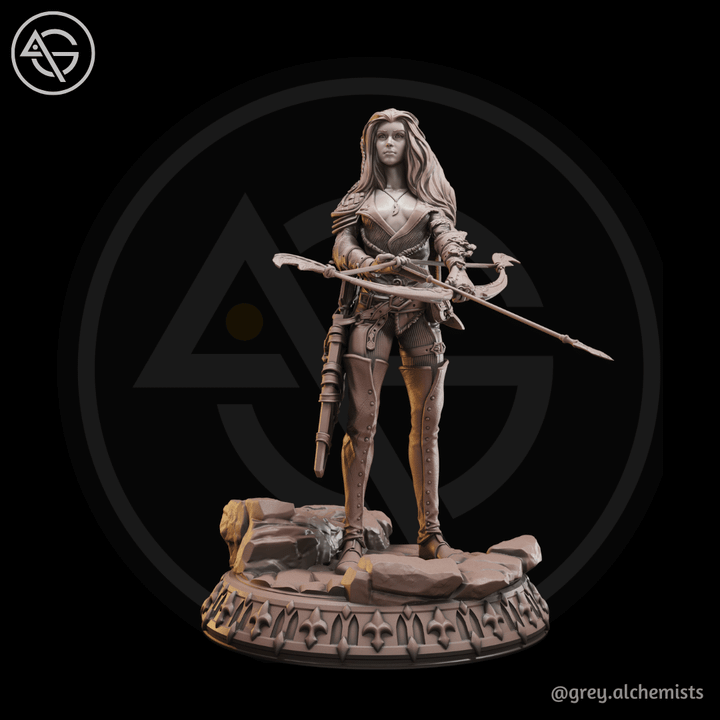 3D Printable Elara the Human Archer, DnD Miniatures - Fantasy Character ...