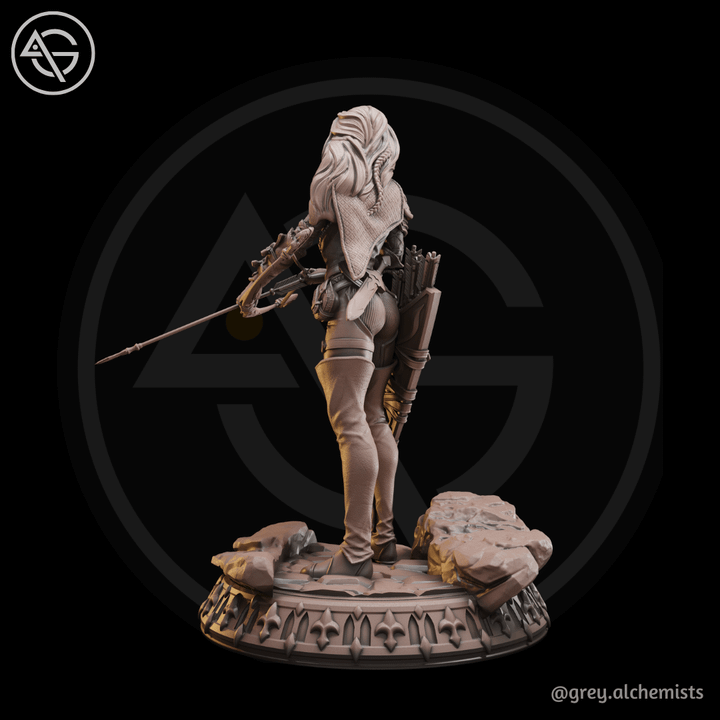 3D Printable Elara the Human Archer, DnD Miniatures - Fantasy Character ...