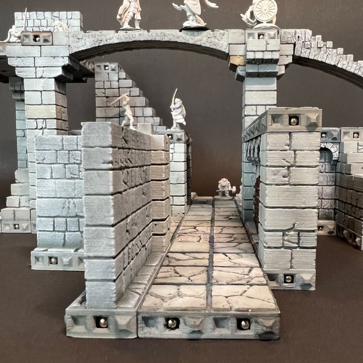3D Printable The Universal Dungeon - Floors by HexCellar