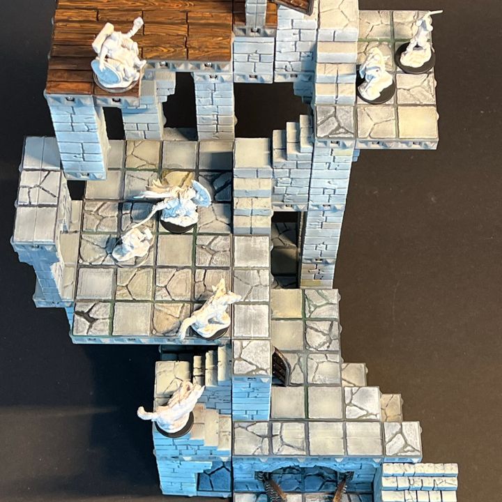 3D Printable The Universal Dungeon - Floors by HexCellar