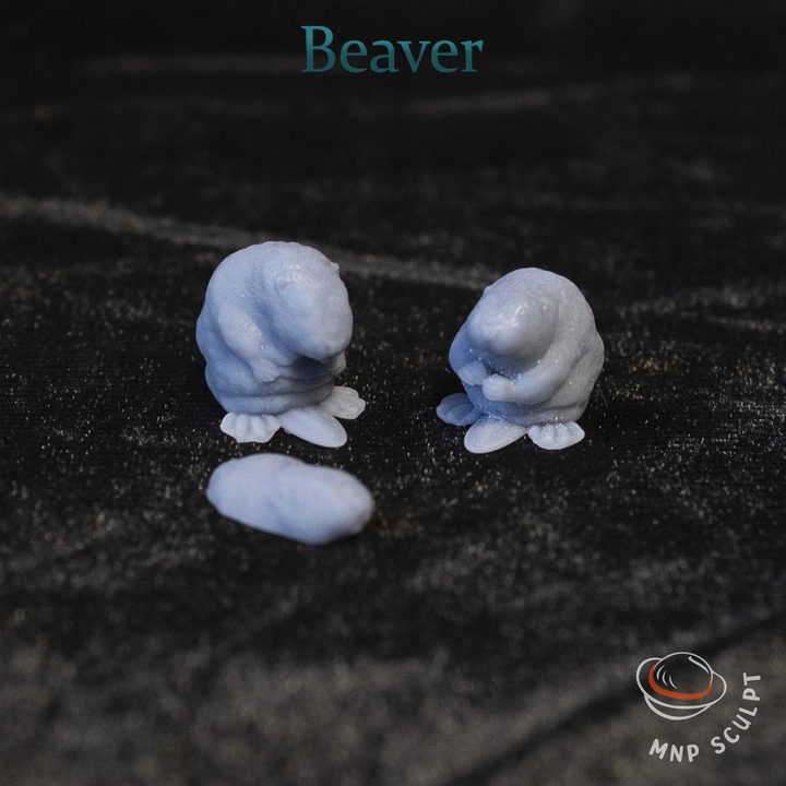 3D Printable Beaver by MNP Sculpt