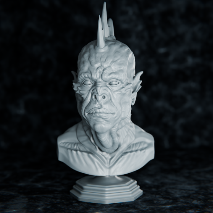 3D Printable Fishman of Innsmouth, presupported by Ogareg Miniatures