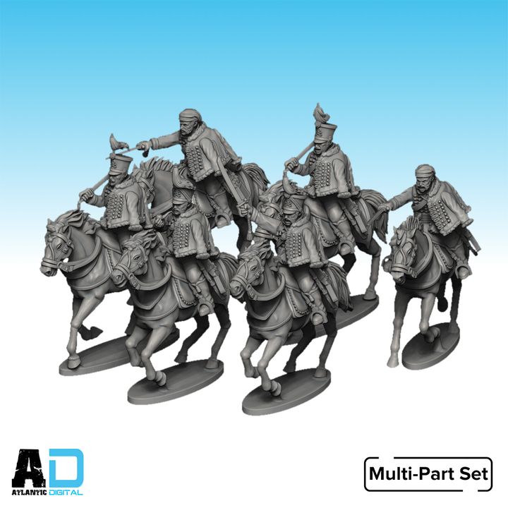 3D Printable Black Brunswicker Hussars by Wargames Atlantic