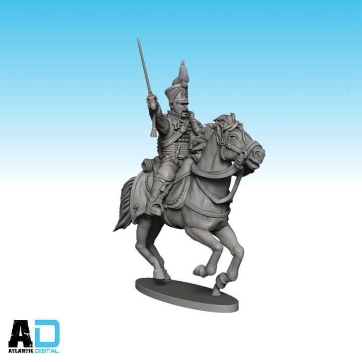 3D Printable Black Brunswicker Hussars by Wargames Atlantic