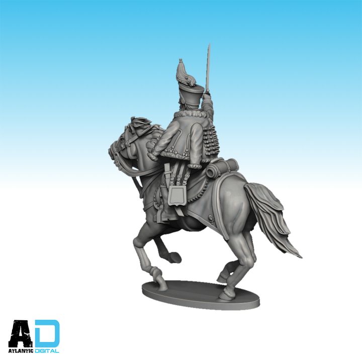 3D Printable Black Brunswicker Hussars by Wargames Atlantic
