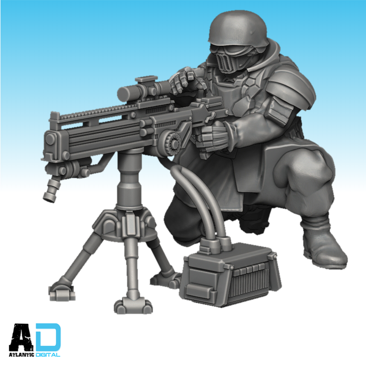 3D Printable Raumjager Heavy Weapons Team by Wargames Atlantic