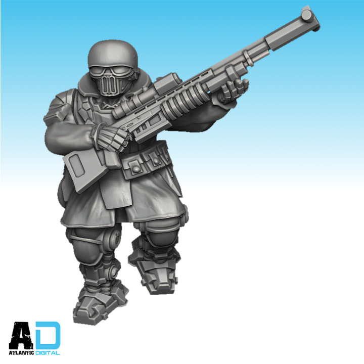 3D Printable Raumjager Heavy Weapons Team by Wargames Atlantic