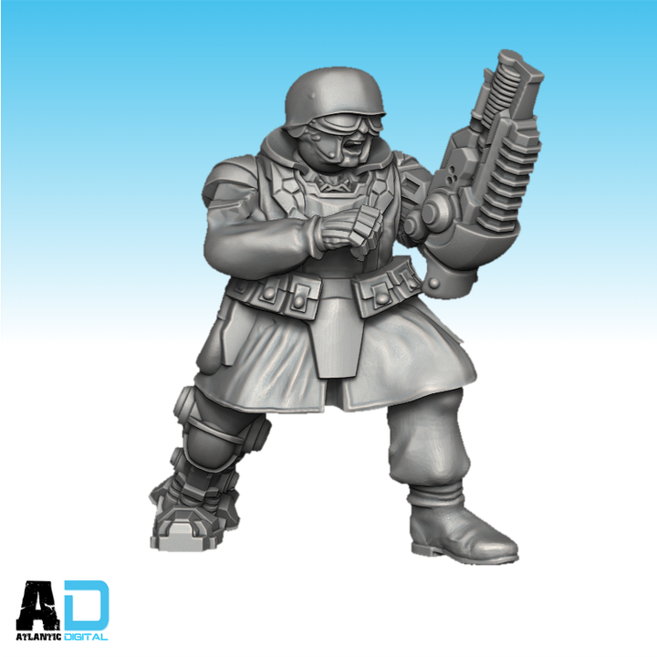 3D Printable Raumjager Heavy Weapons Team by Wargames Atlantic