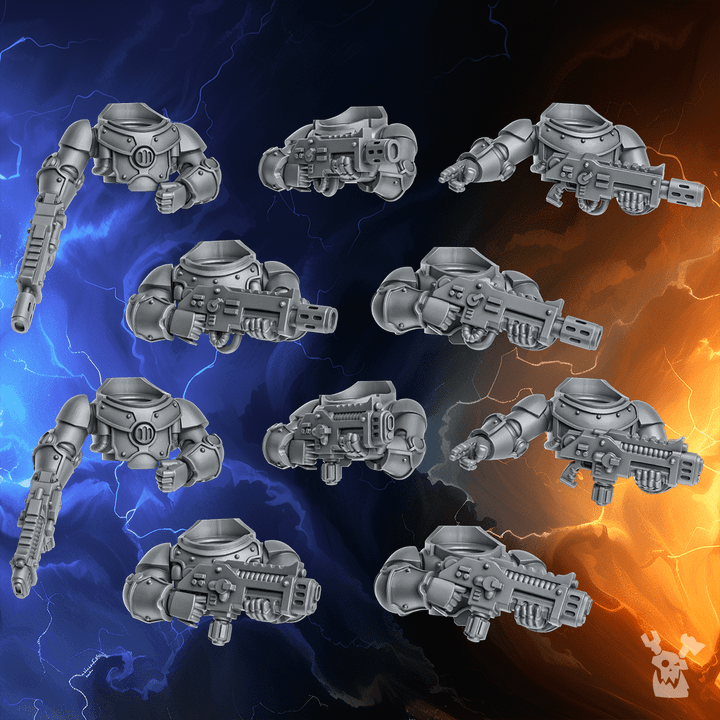 3D Printable Princeps Cohort Easy-to-build Squad x35 (Millennium Wars ...