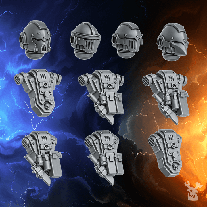 3D Printable Princeps Cohort Easy-to-build Squad x35 (Millennium Wars ...