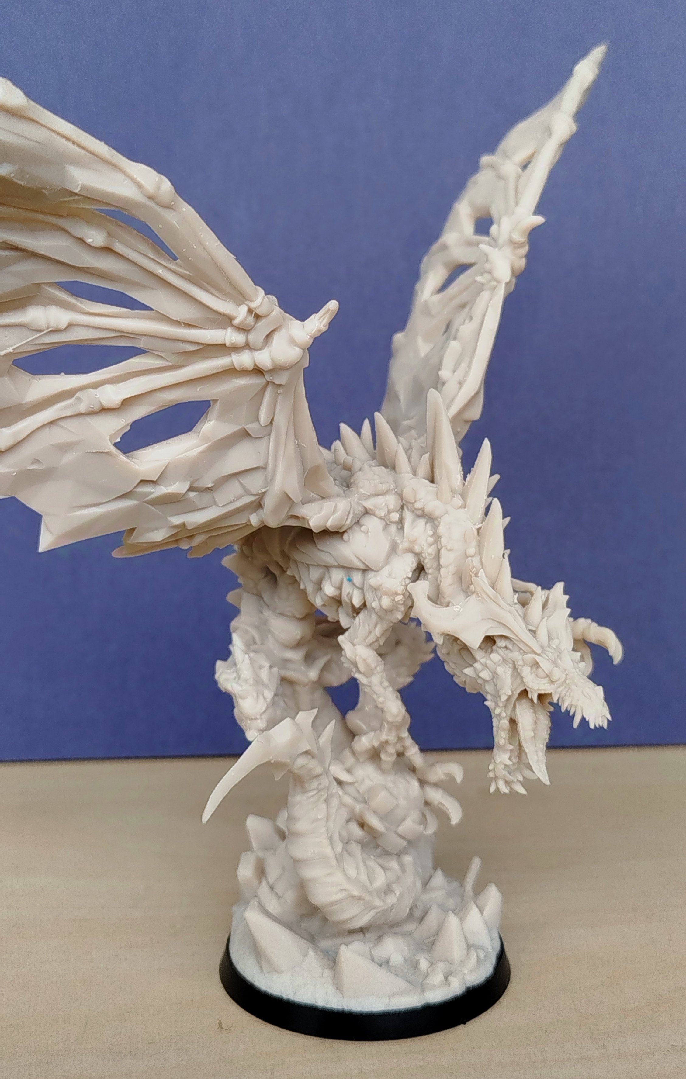 3D Printable Isdrekinn, The White Dragon 160mm DnD 5E by Mariano ...
