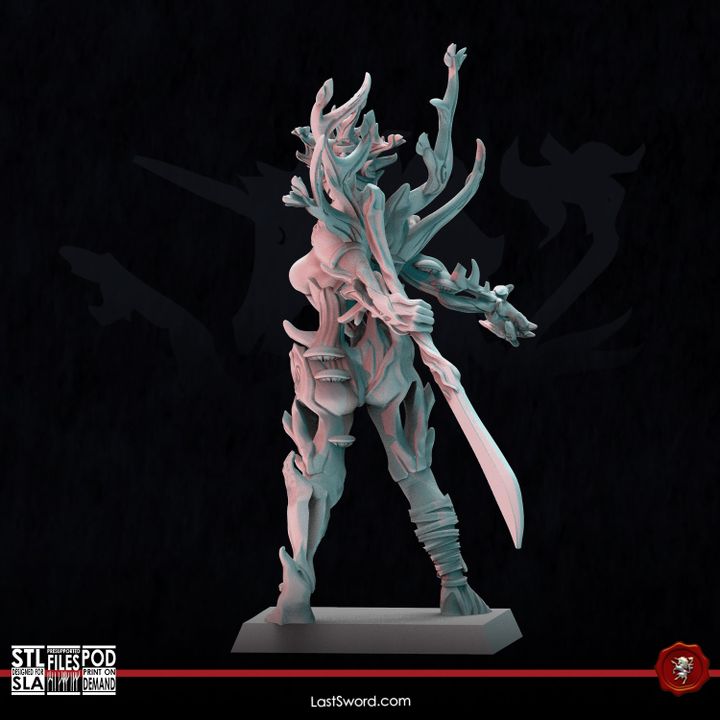 3D Printable Ancient Forest Revenant by LastSword Miniatures