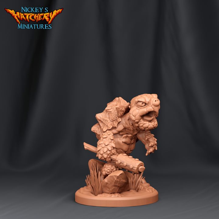 3D Printable Little Bori, Aspiring Tortle Fighter! | Running Version by ...