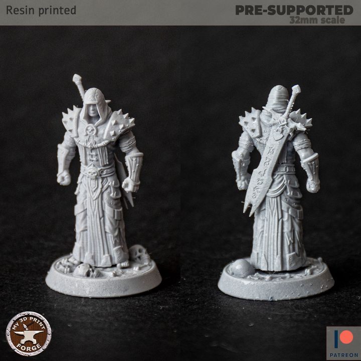 3D Printable Death Knight Human 3 models by My3DPrintForge