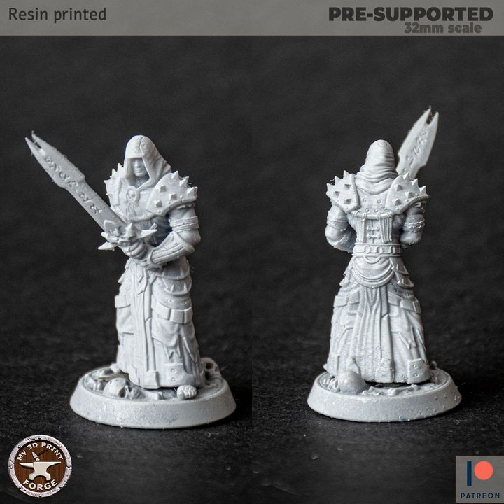 3D Printable Death Knight Human 3 models by My3DPrintForge