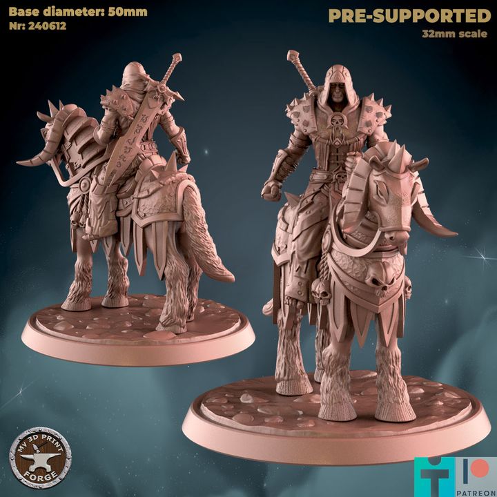 3D Printable Death Knight Human 3 models by My3DPrintForge